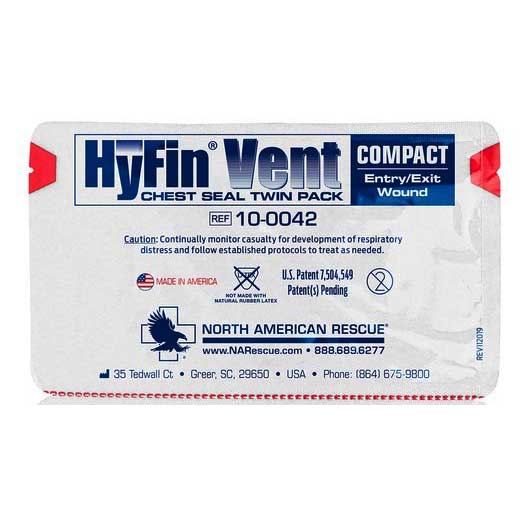 HyFin Vent Compact Chest Seal Twin Pack - Ark Medical | Emergency Kits ...