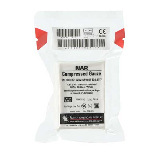 NAR Compressed Gauze - Ark Medical | Emergency Kits & First Aid Kits